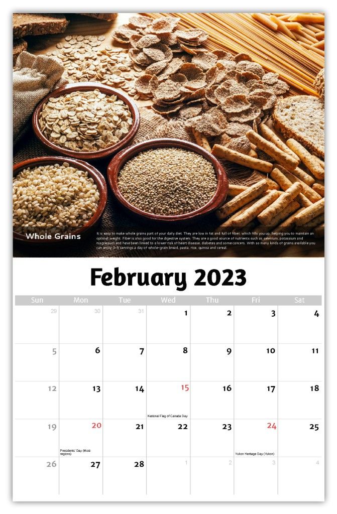 20232 Wall Calendar | Health Tips