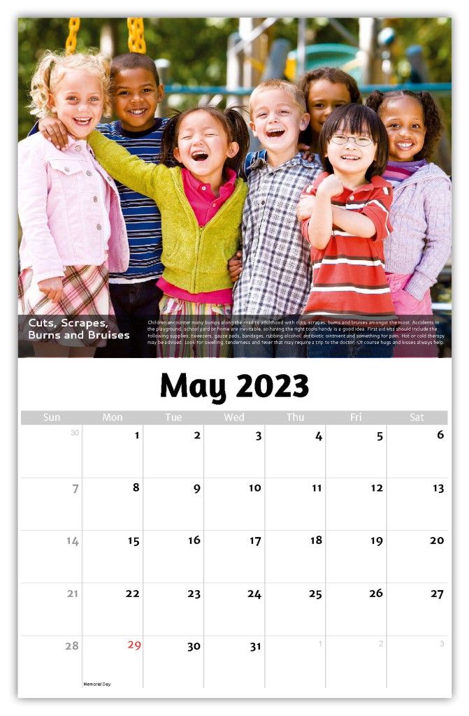 20232 Wall Calendar | Health Tips