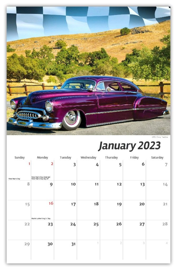 20232 Wall Calendar | Road Warriors