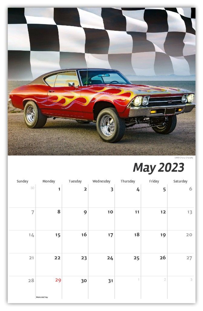 20232 Wall Calendar | Road Warriors