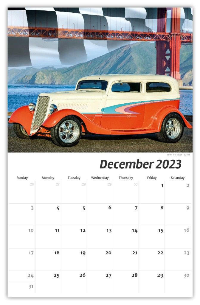 20232 Wall Calendar | Road Warriors