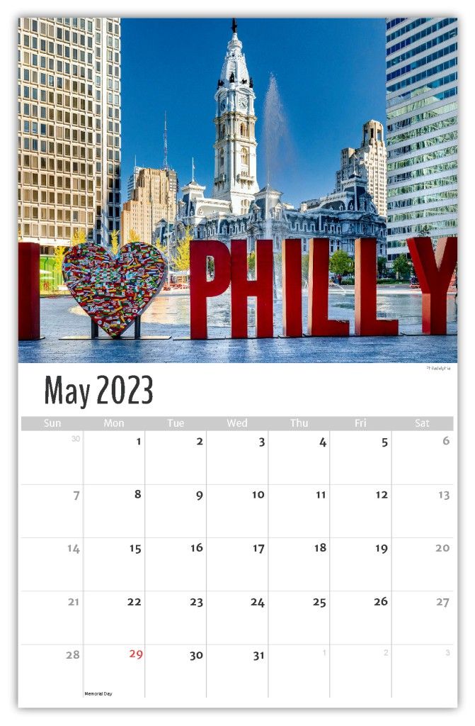 2023 Wall Calendar | Pennsylvania State Scenic