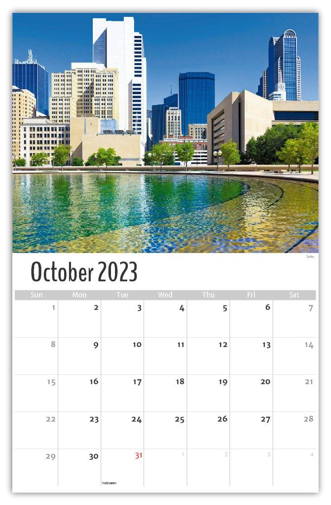 2023 Wall Calendar | Texas State Scenic