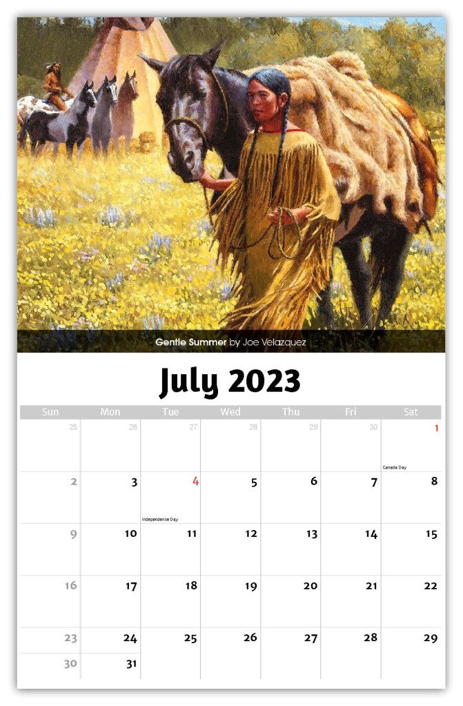 2023 Wall Calendar | Old West Art