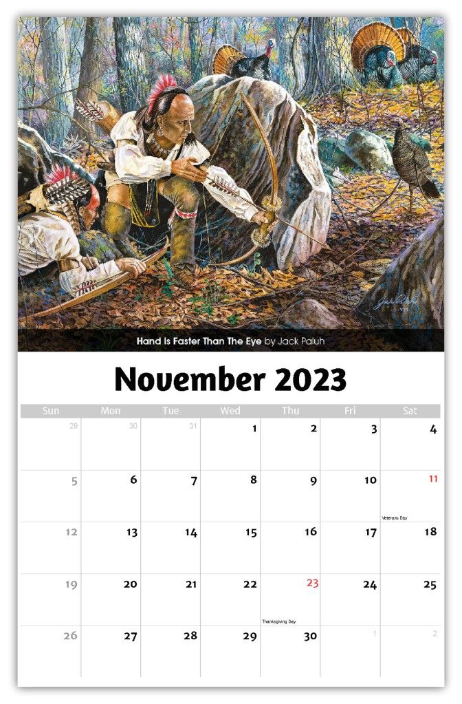 2023 Wall Calendar | Old West Art