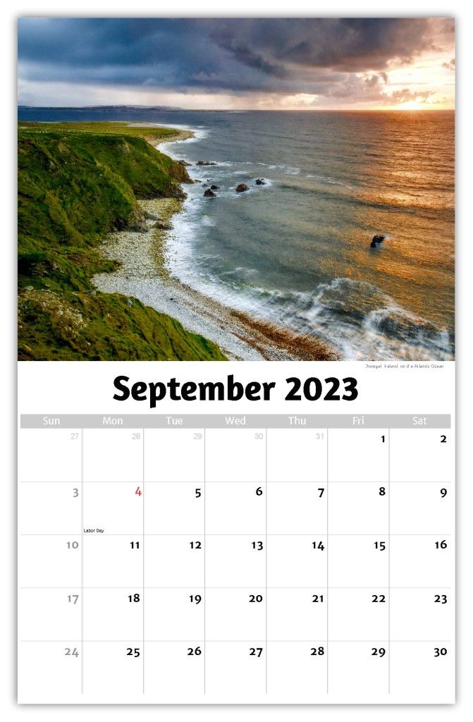 2023 Wall Calendar | Sun, Sand and Surf