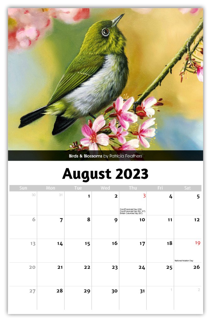 2023 Wall Calendar | Garden Birds