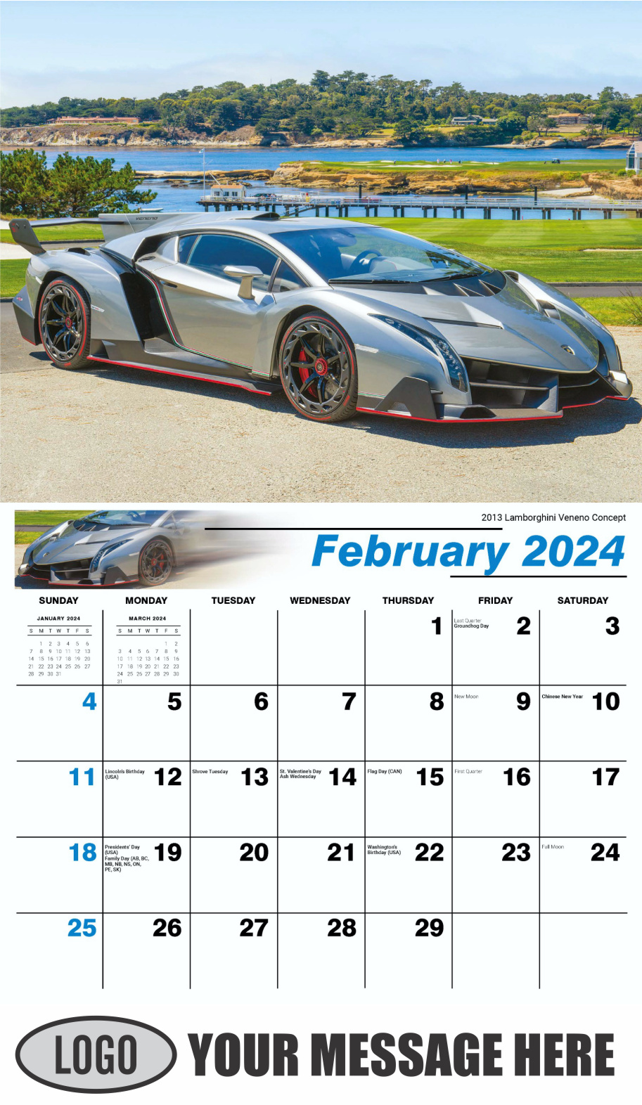 2024 Business Promotion Calendar | Exotic Cars