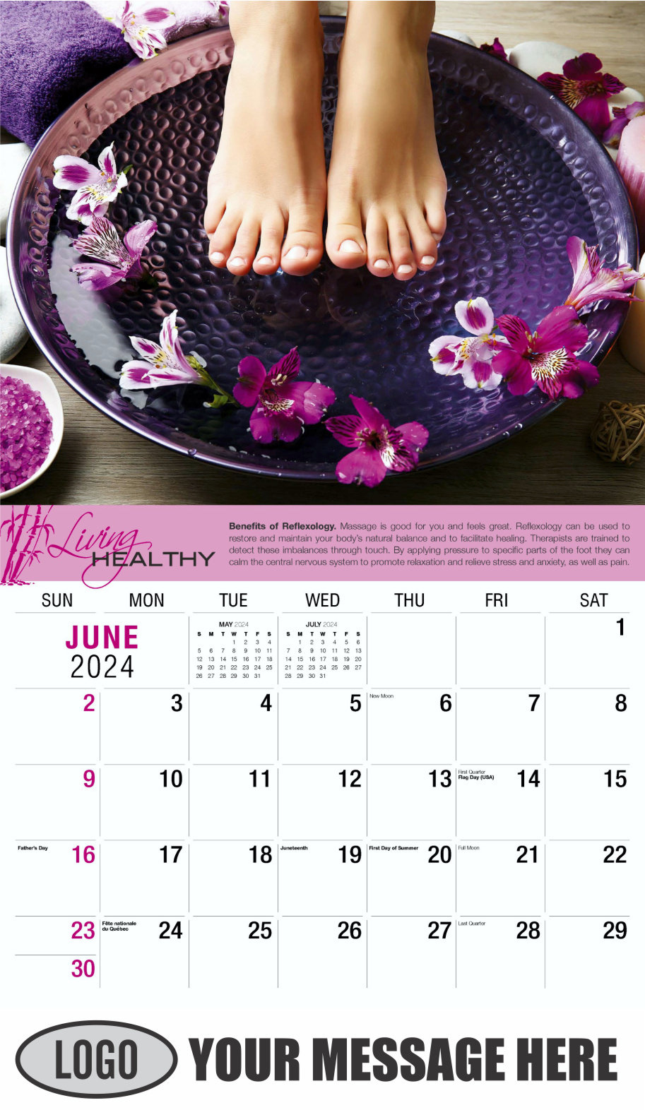 2024 Business Promotion Calendar | Living Healthy