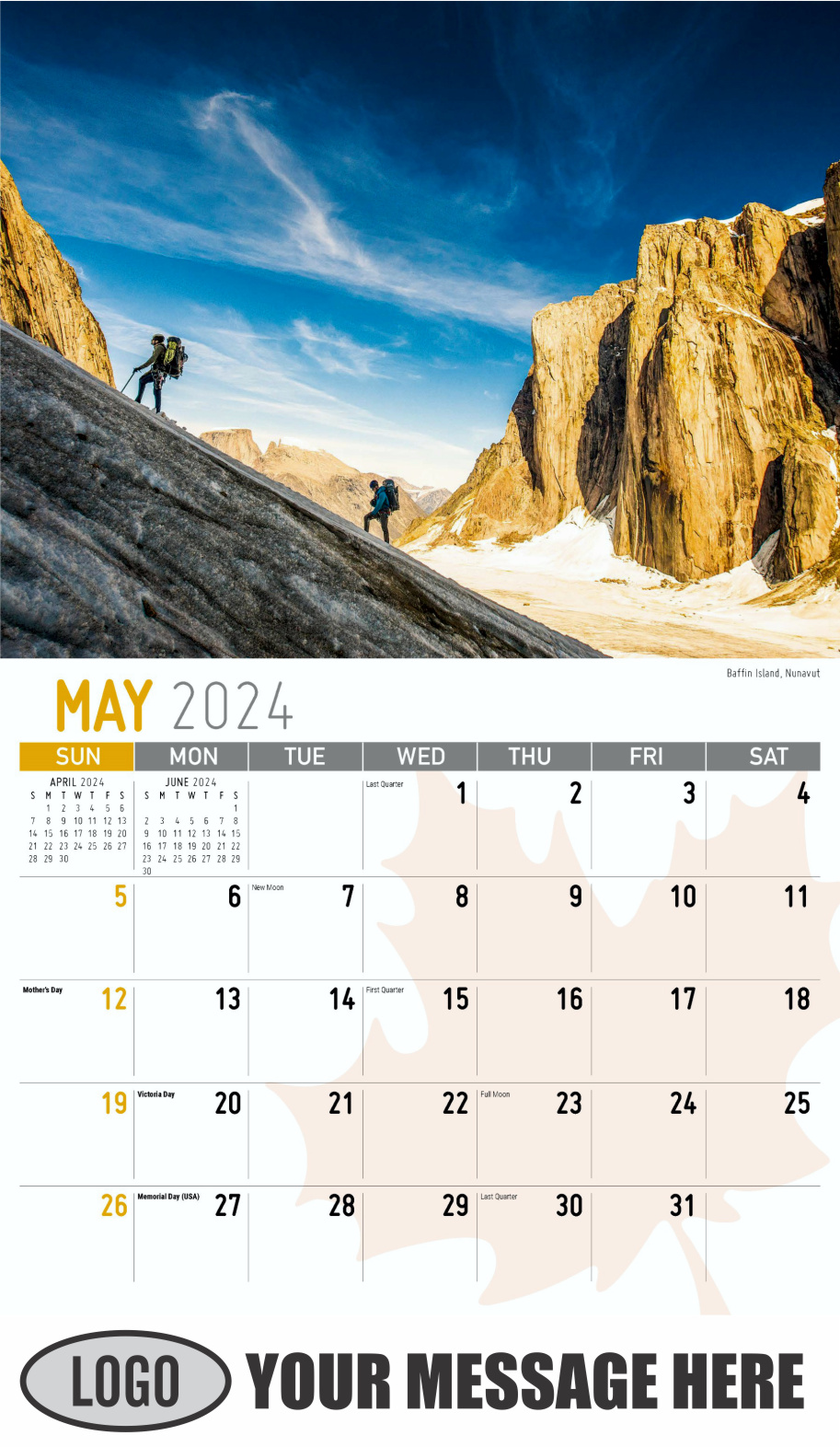2024 Business Promotion Calendar | Scenes of Canada