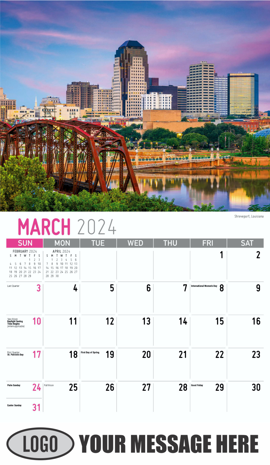 2024 Business Promotion Calendar | Scenes of Southeast USA