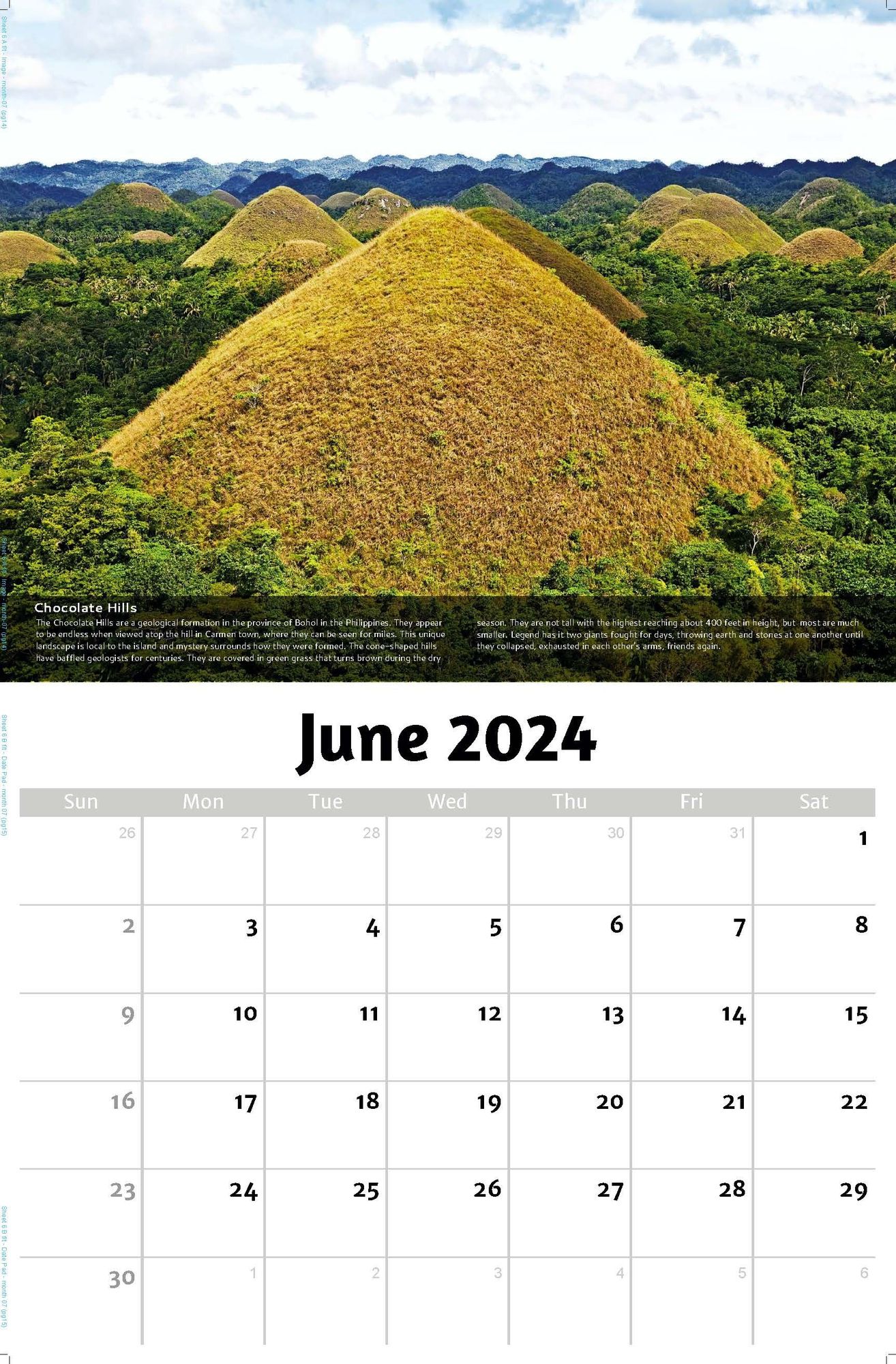 2024 Wall Calendar | Planet Earth