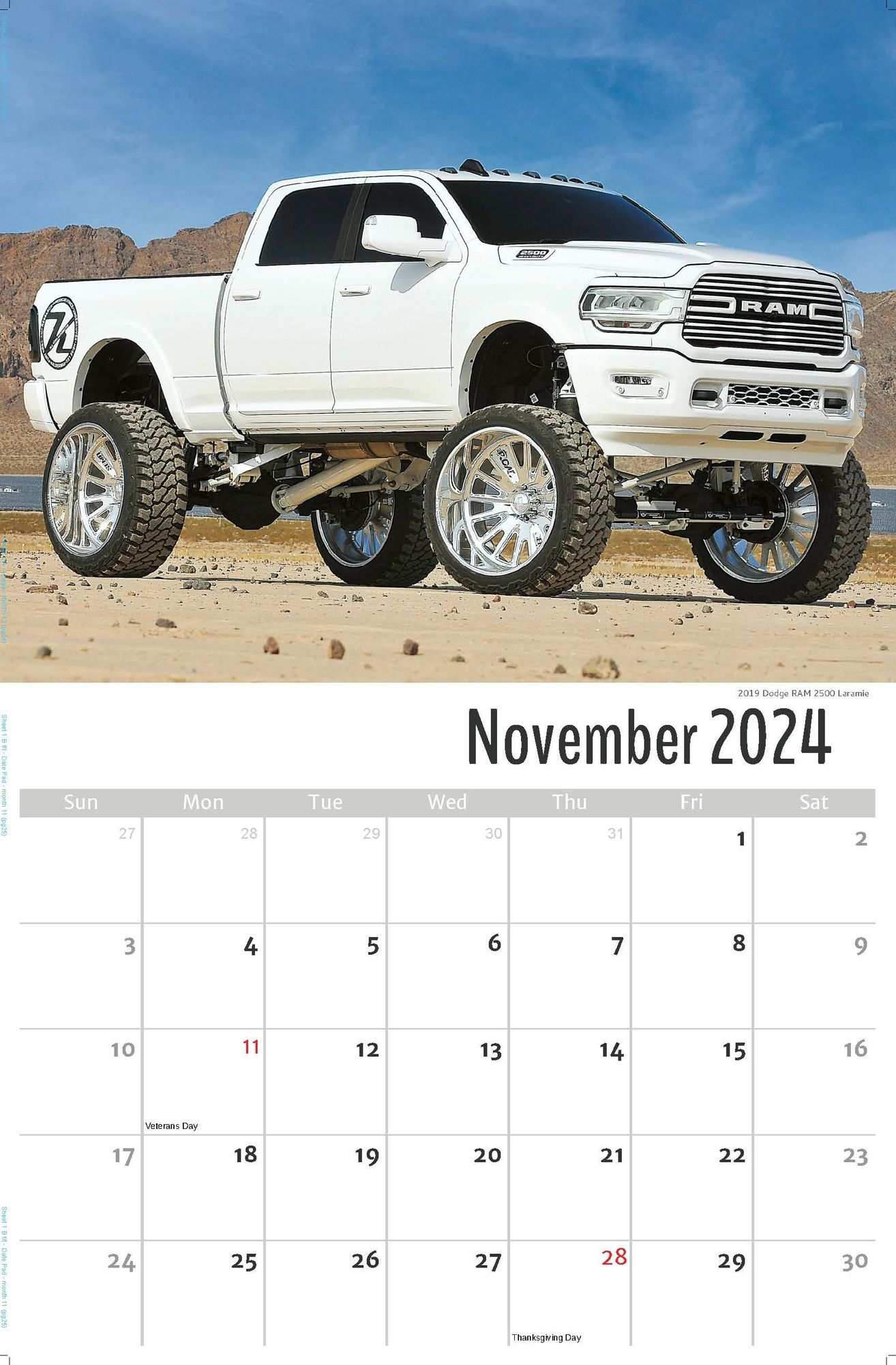 2024 Wall Calendar | Planet Earth