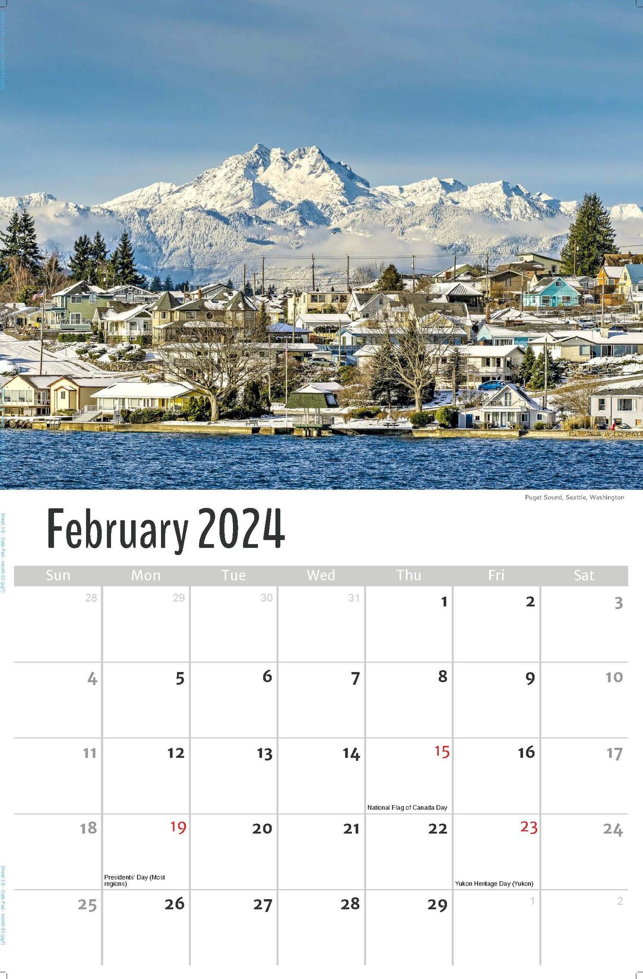 2024 Wall Calendar | America Scenic