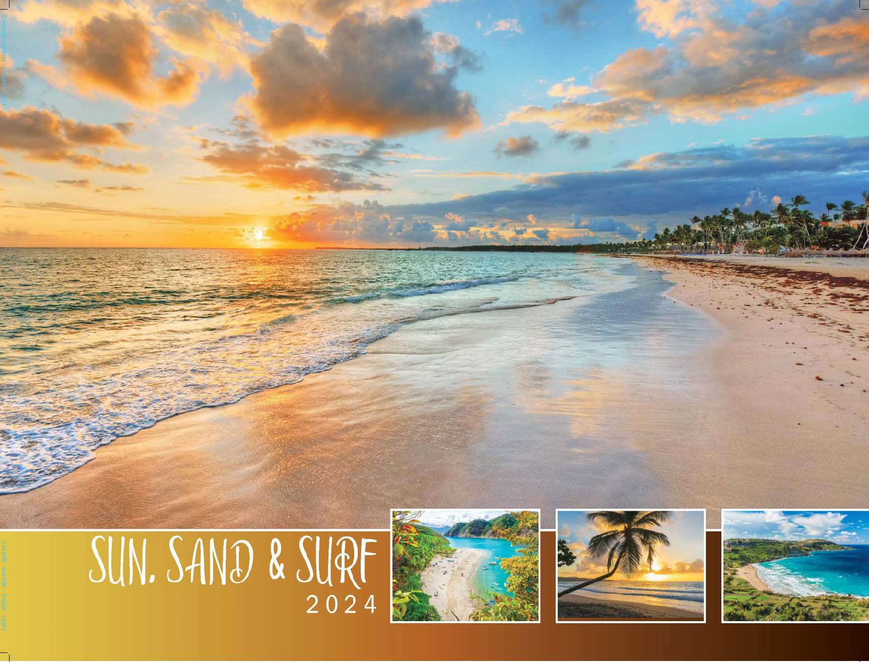 2024 Wall Calendar | Sun, Sand and Surf